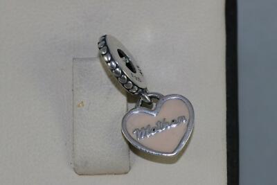 Pre-owned Authentic Pandora 925 Mother Daughter Hearts Enamel Charm ...