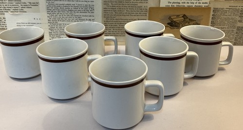 Genuine Stoneware Japan Set Of Seven Coffee Cups | eBay