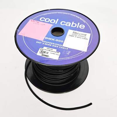 Blizzard Cool Cable Professional 3-Wire DMX 159-foot Spool | eBay