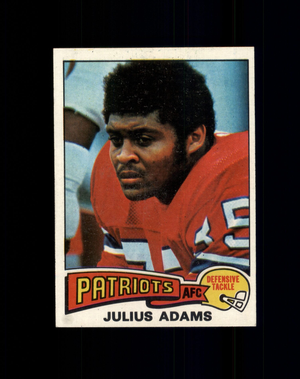 1975 Topps #73 Julius Adams - New England Patriots NM/MT (A02A) | eBay