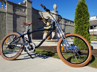 Custom Chopper Cruiser EBike Beach Cruiser Electric Bicycle | eBay