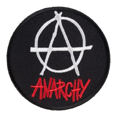 Anarchy Symbol Round Patch, Anarchy Symbol Patches | eBay