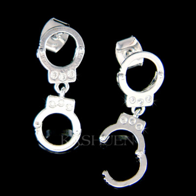 Dainty Handcuffs made with Swarovski Crystal Handcuff Tiny Stud ...