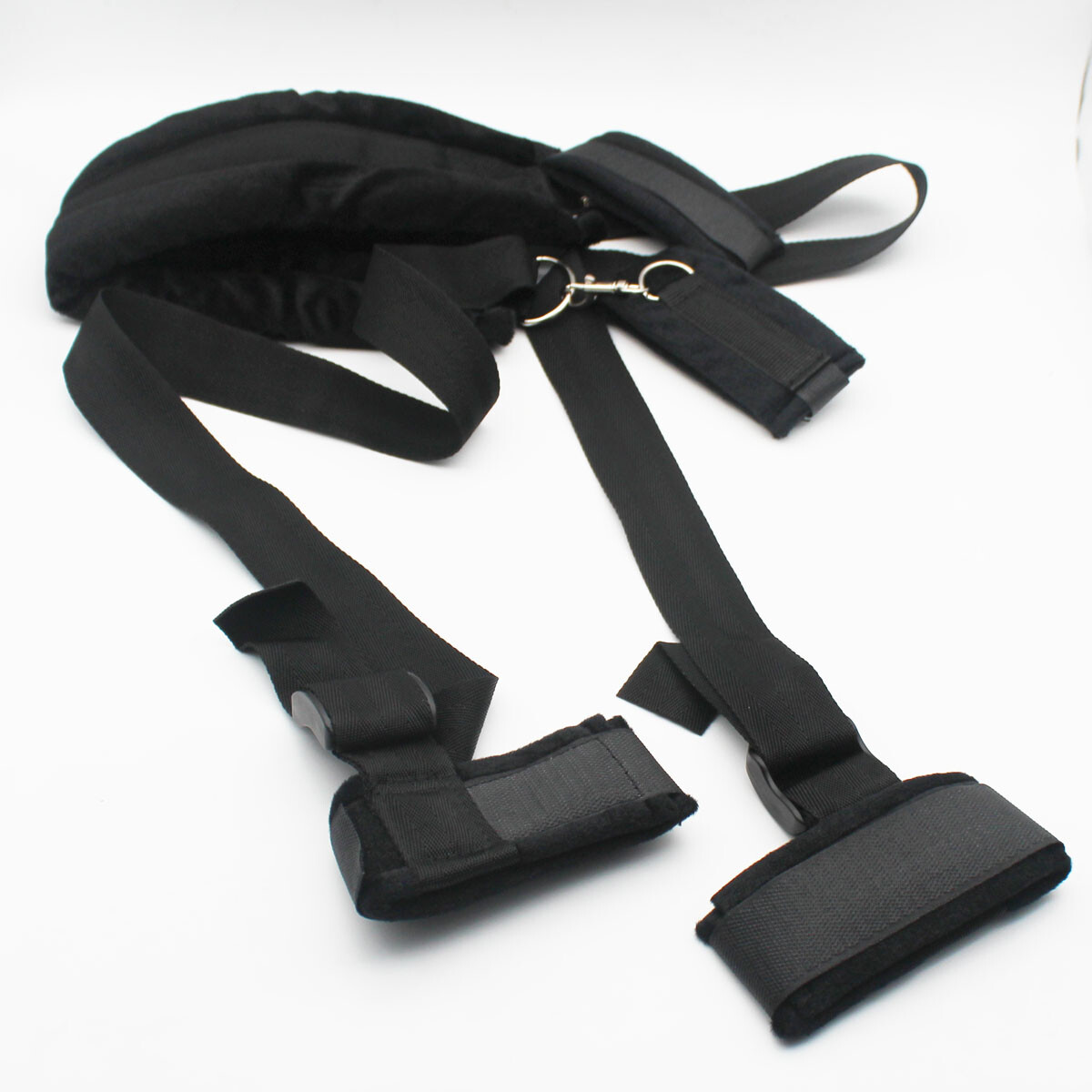 Open Leg Straps Bed Restraints Bondage Handcuffs Ankle Cuffs Slave BDSM ...