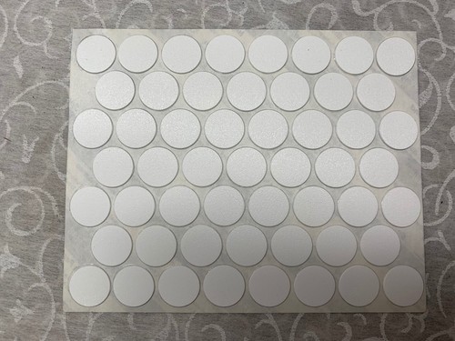 (53) FastCap 9/16" Self Adhesive Cap Covers White Color Solid PVC Made ...