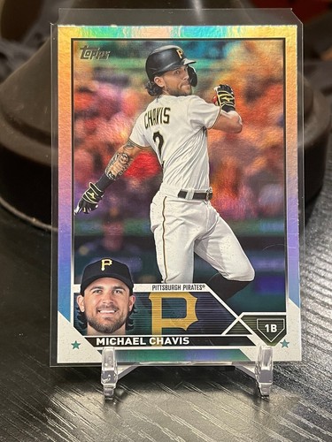 2023 Topps Michael Chavis #170 Rainbow Foil MINT! | eBay
