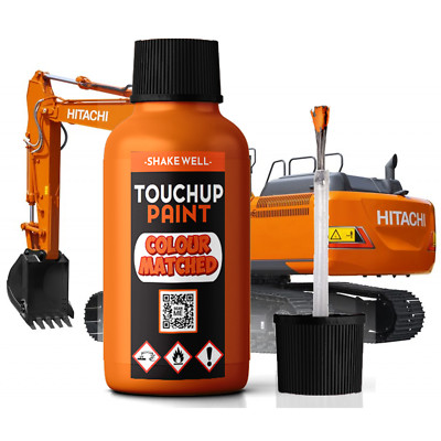 ORANGE TOUCH UP PAINT FOR HITACHI ZAXIS ZX 10 17 19 26 MICRO MINI ...