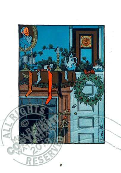 W W Denslow's NIGHT BEFORE CHRISTMAS Clement Moore 1902 Toys Dolls ...