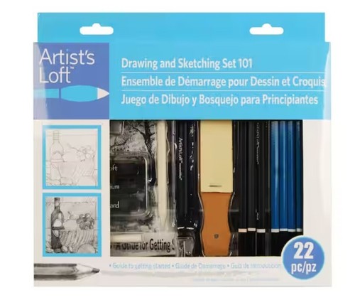 Artists Loft~22 Piece Drawing and Sketching Set 101 | eBay