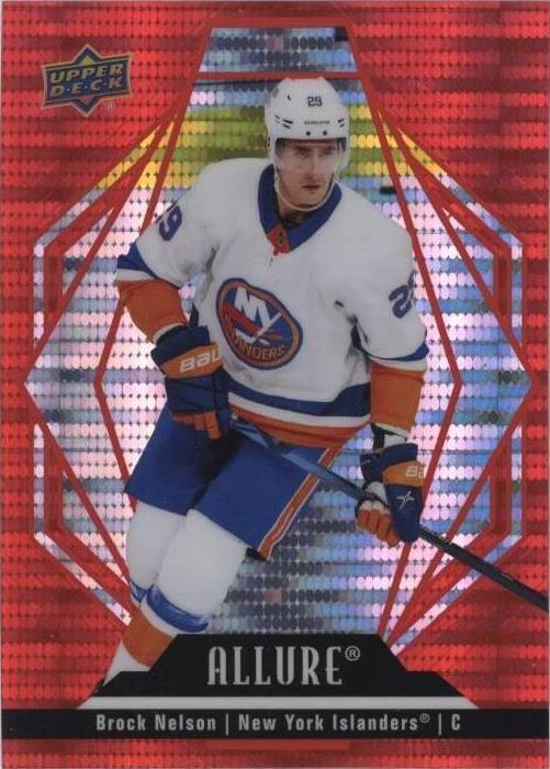 2022-23 Upper Deck Allure - Brock Nelson #87 Red Rainbow for sale ...