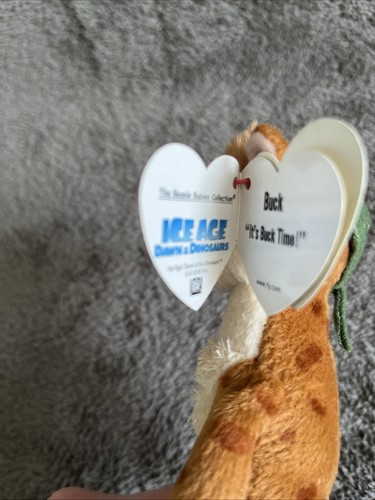 TY Beanie Baby - BUCK the One Eyed Weasel ( Ice Age 3 Movie Beanie ) 7 ...