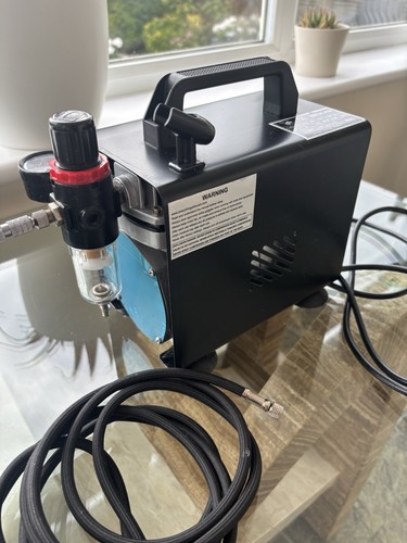 Mini Airbrush Compressor AS18B By Fengda. | eBay UK