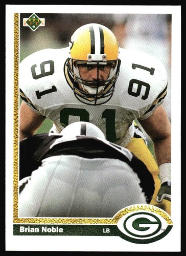 1991 Upper Deck Brian Noble #119 Green Bay Packers | eBay