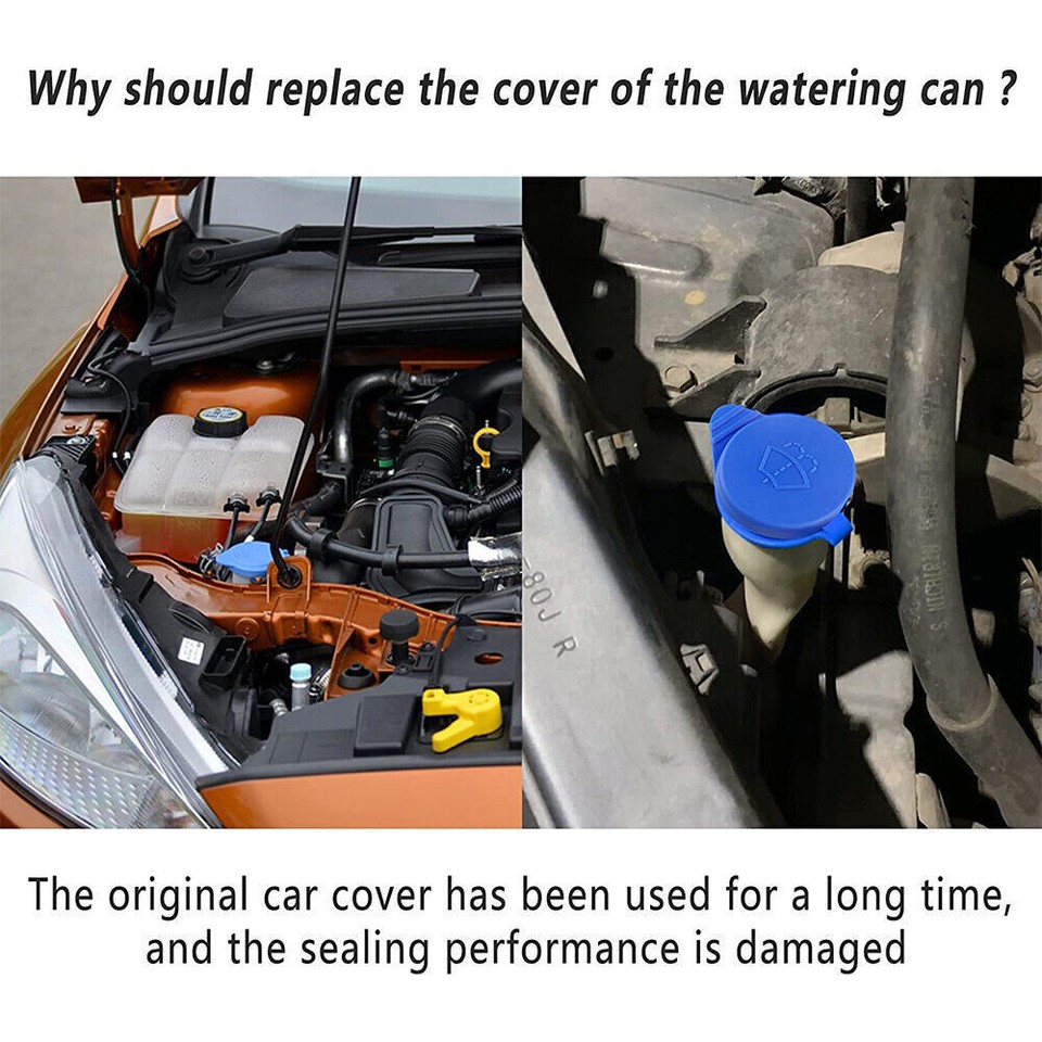 Windshield Washer Fluid Reservoir Cap For Ford Focus 2012-2018 54009 ...