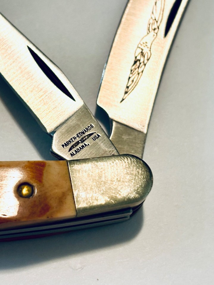 Vintage Parker Edwards Razor Knife Alabama USA Eagle Brand Lot # 15 | eBay