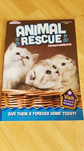 ANIMAL RESCUE Coloring & Activity Book Kids' Unused 88908485037 | eBay