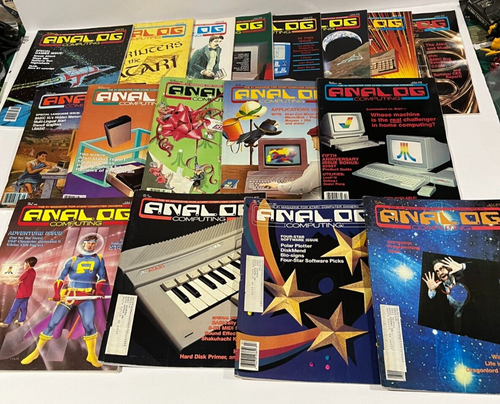 Lot 17 Analog Computing The Magazine for Atari Computer Owners 1985, 1986, 1987 | eBay
