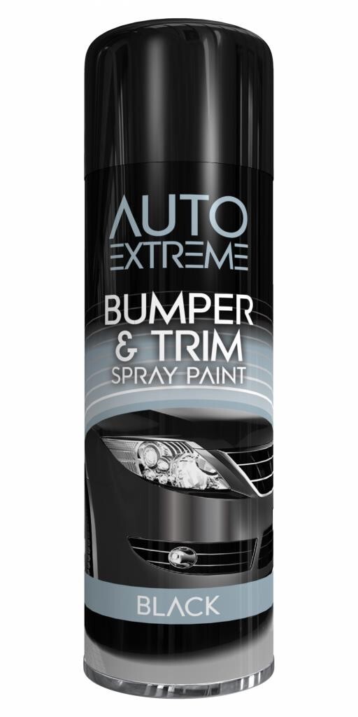 3 X 300ML BLACK PLASTIC BUMPER TRIM SPRAY PAINT RESTORER REVIVE PLASTIC ...