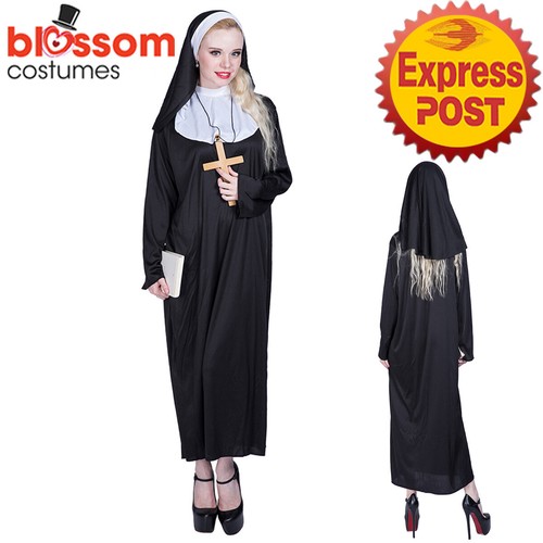 EY140 Nun Holly Sister Dress Up Halloween Religious Catholic Halloween ...