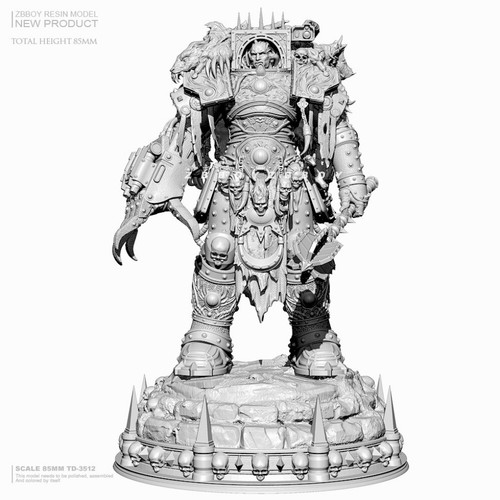 85mm Iron Claw Demon General Unassembled Unpainted Resin Figures Model ...