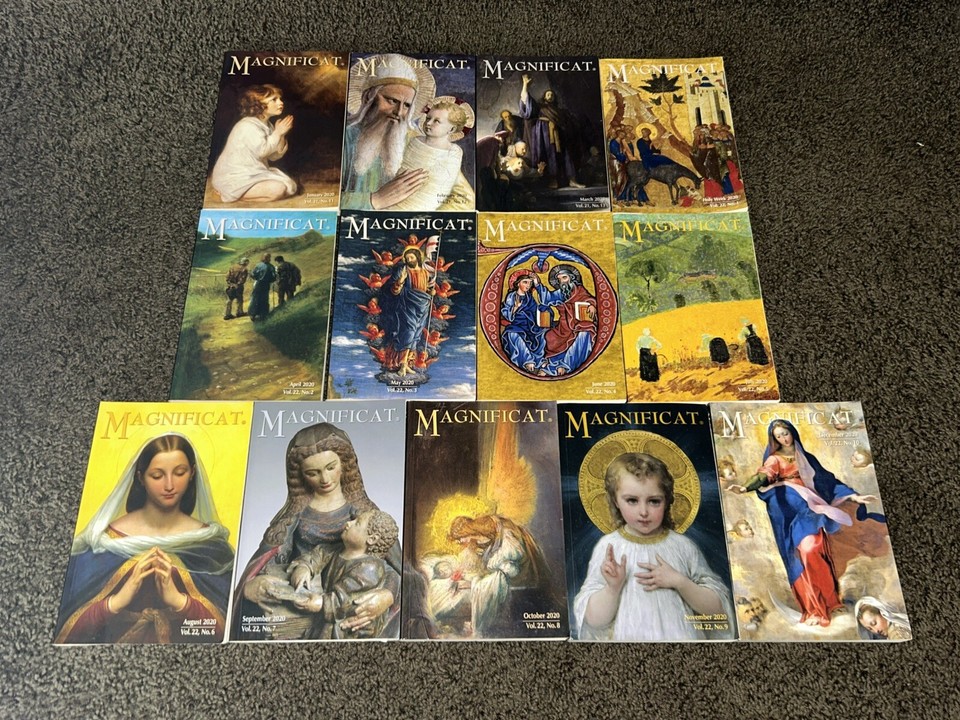 2020 Magnificat Catholic Devotional Magazine Lot of 13 Complete Year ...