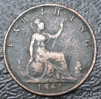 1862 GREAT BRITIAN - FARTHING - BRONZE - Victoria | eBay