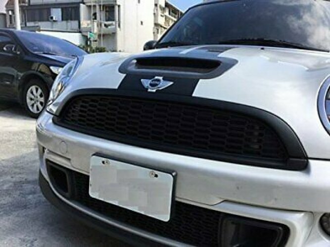 Matte Black Tuning Front Mesh Hood Grille Grill for Mini Cooper S R56 ...