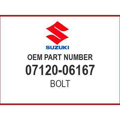 Suzuki BOLT 07120-06167 OEM NEW | eBay