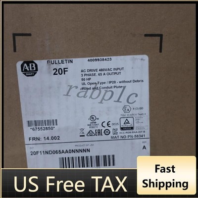 20F11ND065AA0NNNNN AB Powerflex 753 Ac Vfd Drive 3ph 480v-ac 50hp US ...