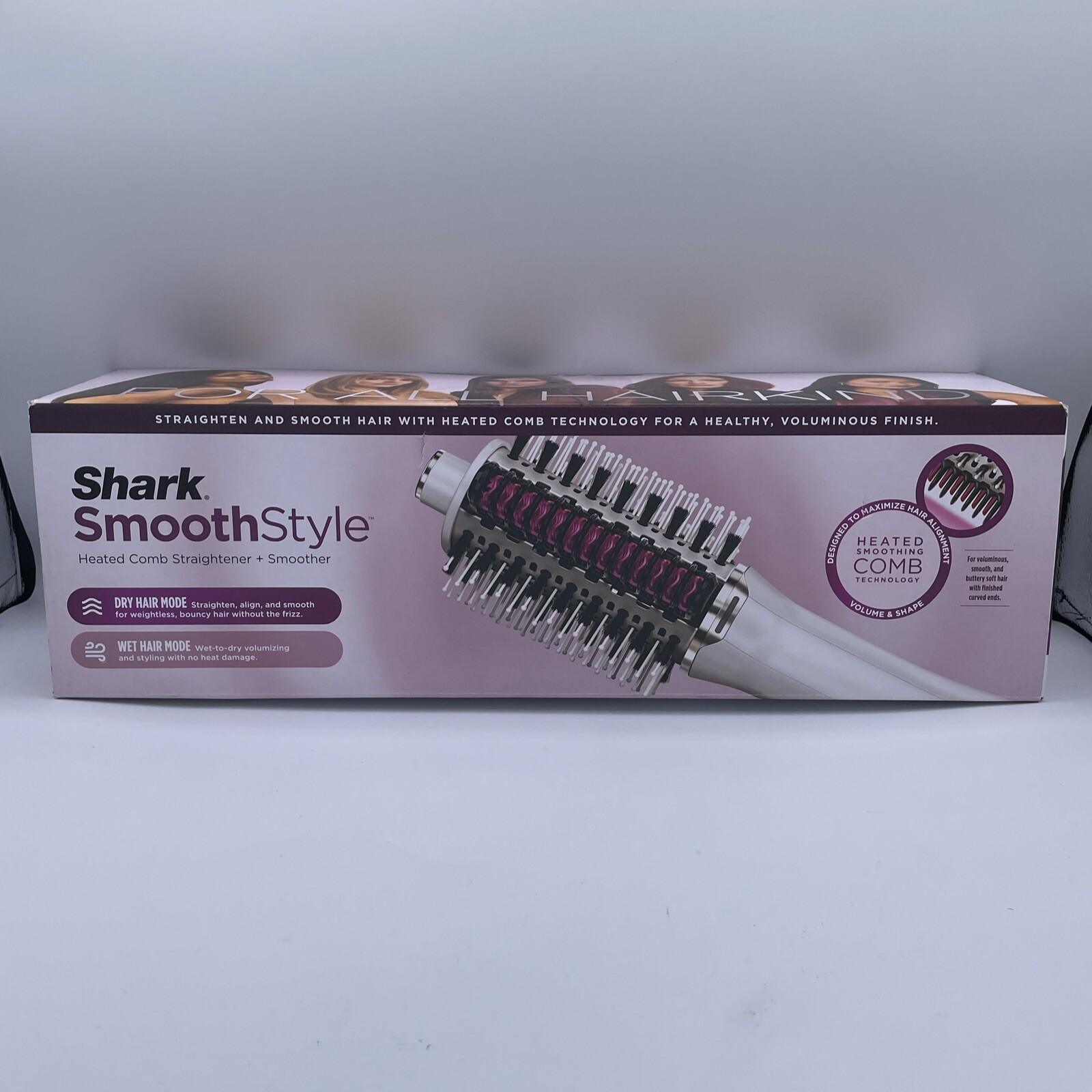 Shark Smooth Style Heated Comb Straightener + Smoother HT202 | eBay