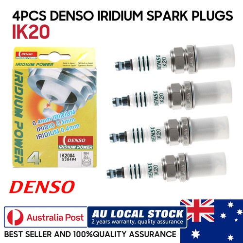 4x Denso IRIDIUM Spark Plugs IK20 for '97~'00 Proton M21 - 1.8L 4G93 ...