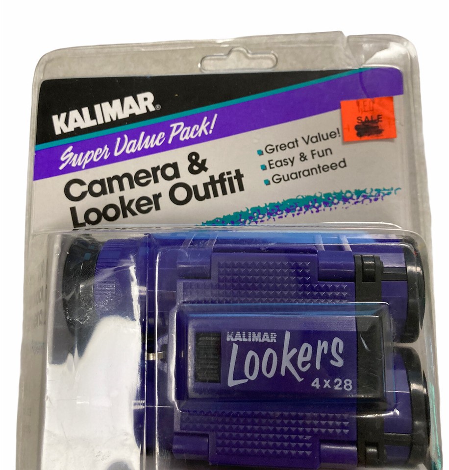 VTG Kalimar Mini 110 Camera & Lookers Binoculars Very Rare HFT Purple ...