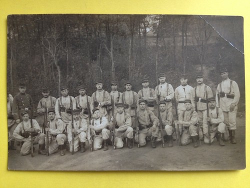 Carte Postale Photo Service MILITAIRES SOLDATS Uniforme Fusils Prix du ...