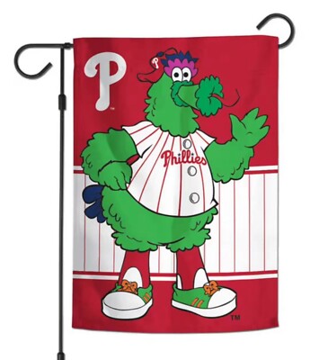 MLB Philadelphia Phillies Philly Phanatic Unique Premium Garden Flag ...