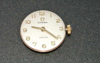 OMEGA CENTURY 17 JEWEL HAND-WINDING MOVEMENT 17.95 MM WORKING CONDITION ...