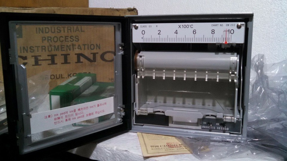 Chino AL660 EL100 6 Point Chart Hybrid Recorder transmitter transducer ...