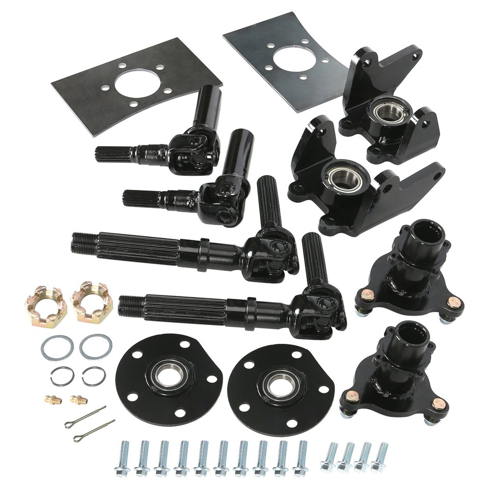 Go Kart Electric 4 Wheel Drive Axle Kit Differential Motor Front Shock ...