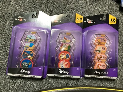 Disney 3.0 Power Disc Packs Good Dinosaur / Zootopia / Tomorrowland | eBay
