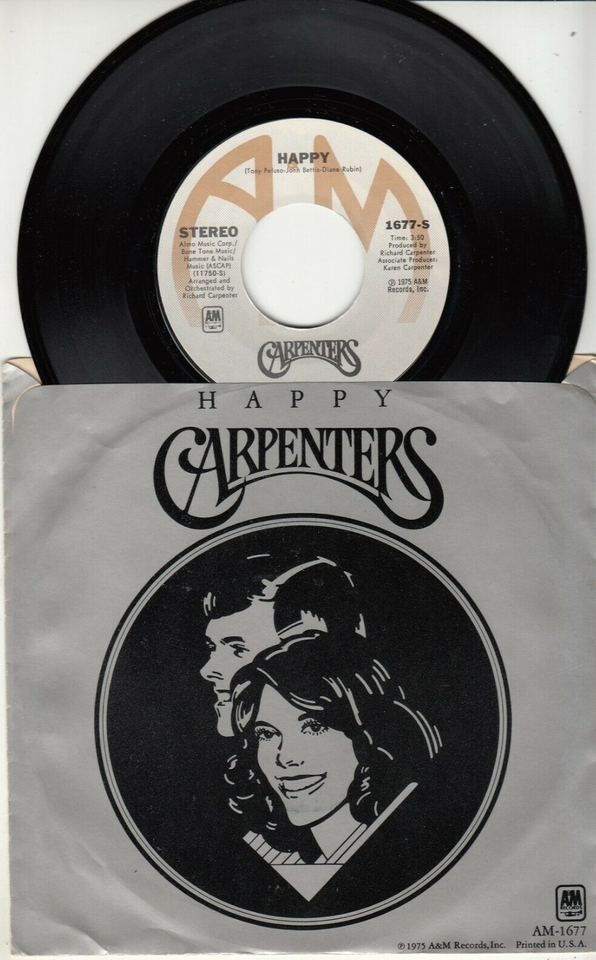 CARPENTERS - ONLY YESTERDAY - ORIGINAL A & M 45 WPS | eBay