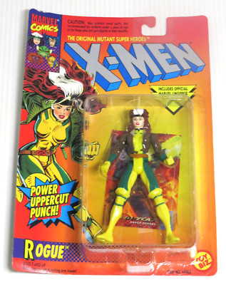 SEALED MOC 1994 ROGUE POWER UPPERCUT X-MEN FIGURE TOYBIZ #49362 MARVEL ...