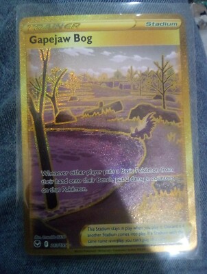 Gapejaw Bog 213/195 Full Art NM/M Silver Tempest Pokemon Card | eBay