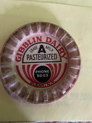 Vintage Gibblin Milk Bottle Cap~Olean N Y | eBay