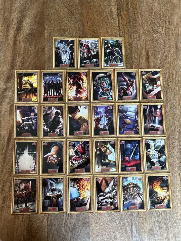 2018 Marvel DAREDEVIL Seasons 1 & 2 Episodic ART Complete Set -27 Cards ...
