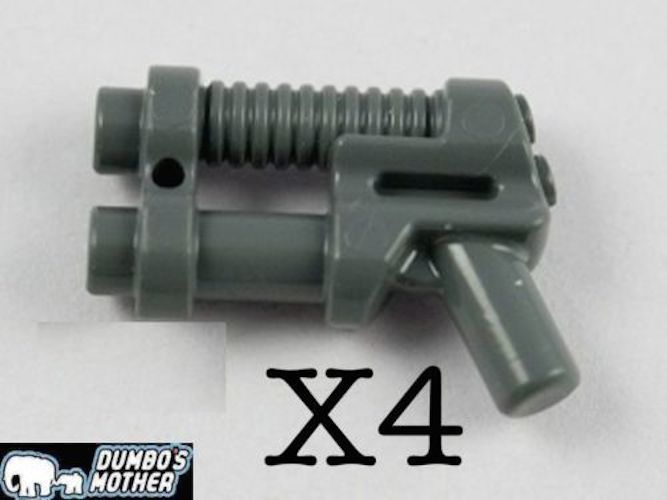 Lego Minifigure Blaster 2 Barrel Pistol Weapon Gun Super Heroes Star ...