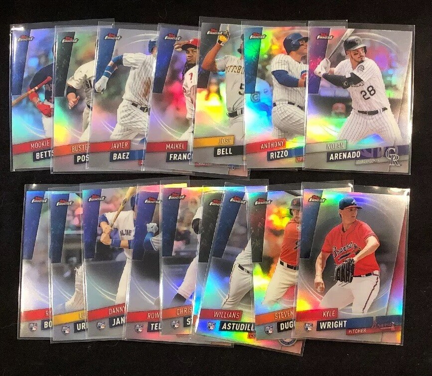 2019 Topps Finest Baseball Refractor Cards Lot You Pick | eBay