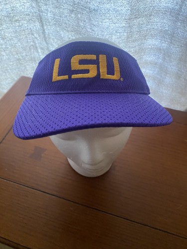 Cobra Headwear Purple LSU Tigers College Football Sun Visor Hat Cap ...