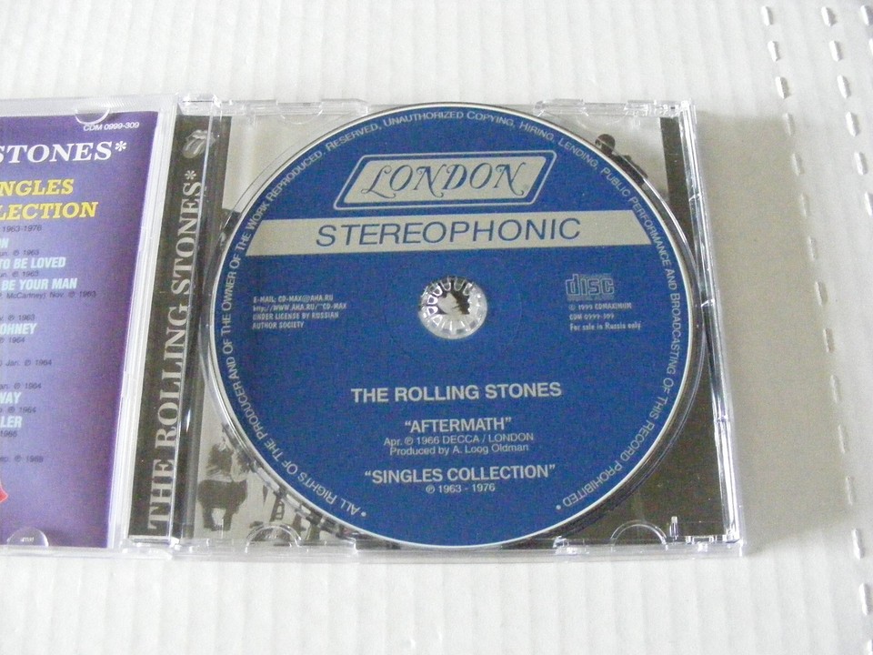 The Rolling Stones "Aftermath" & "Singles Collection" CD Mint Import 24 ...