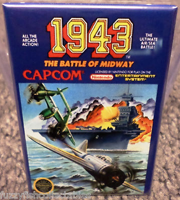 1943 Nintendo NES Vintage Game Box 2"x3" Fridge Locker MAGNET | eBay