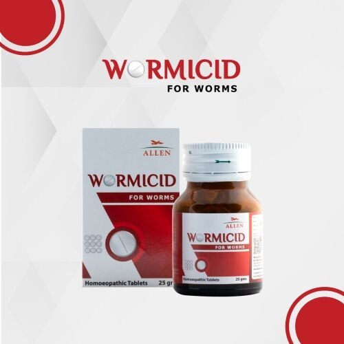 Allen Wormicid Tablets for All Type of Worms, Hook Worm, Tape Worm, Pin ...
