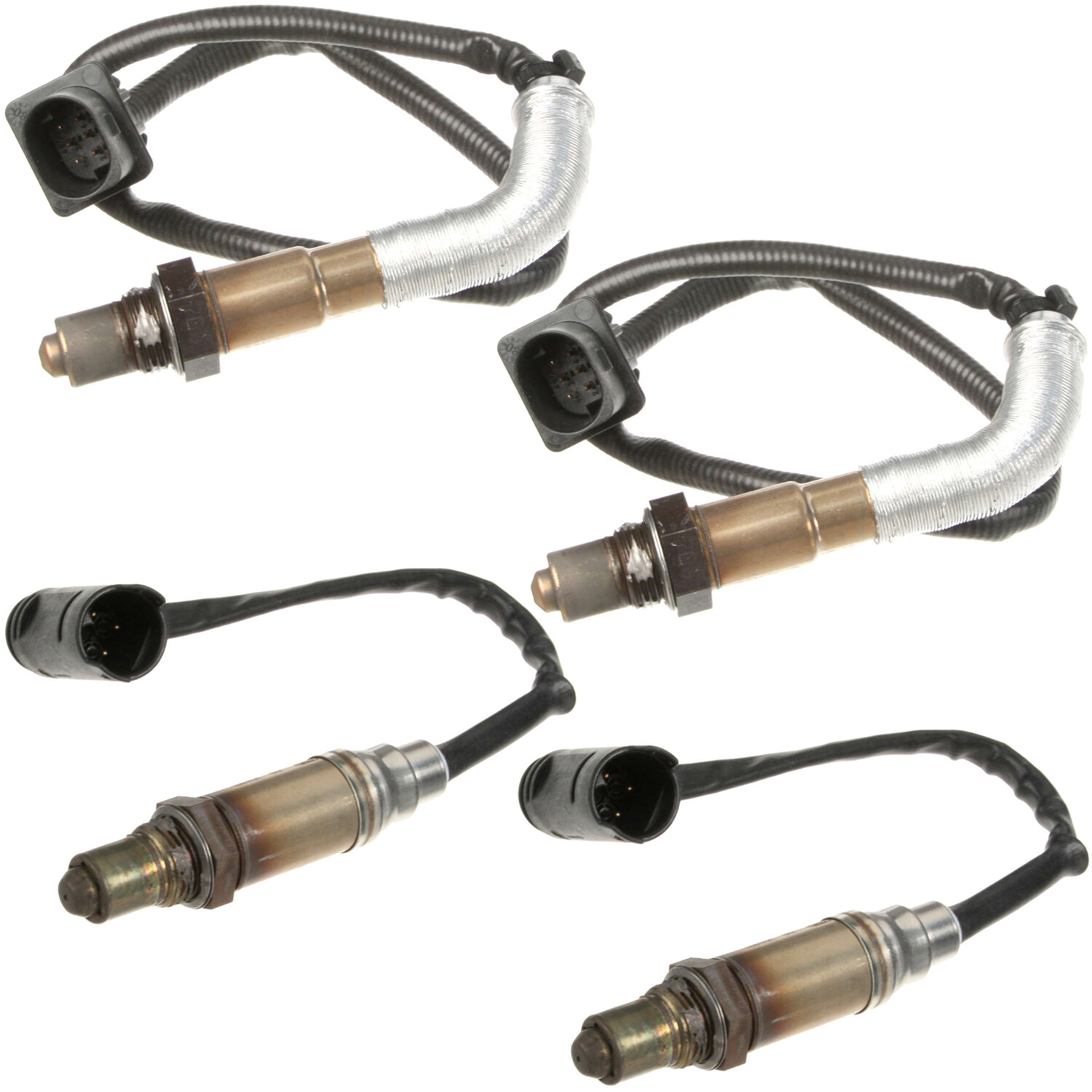 Bosch 2 Upstream & 2 Downstream Oxygen Sensors KIT For BMW E60 E63 E64 ...